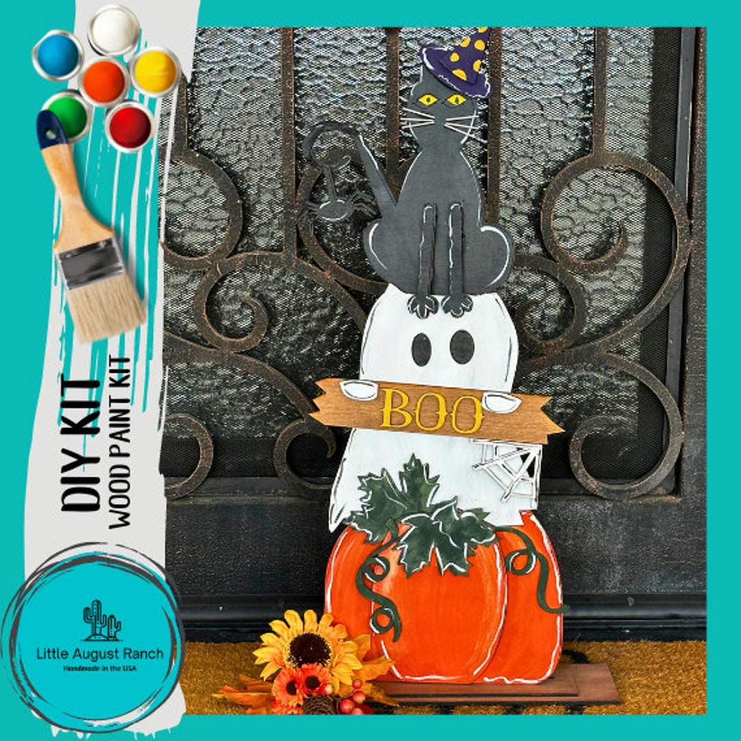 DIY Spooky Friends Porch Sign - Wood Blanks to Paint - Etsy