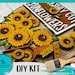 July Word Collage DIY Wood Kit - Etsy