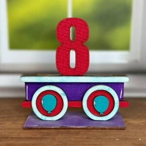 Birthday Train Set - Wood Blanks for Crafting and Painting - Etsy