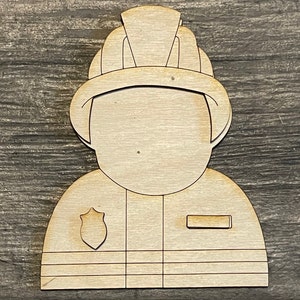 DIY Firefighter Tiered Tray - Fireman Enforcement Tier Tray Bundle ...