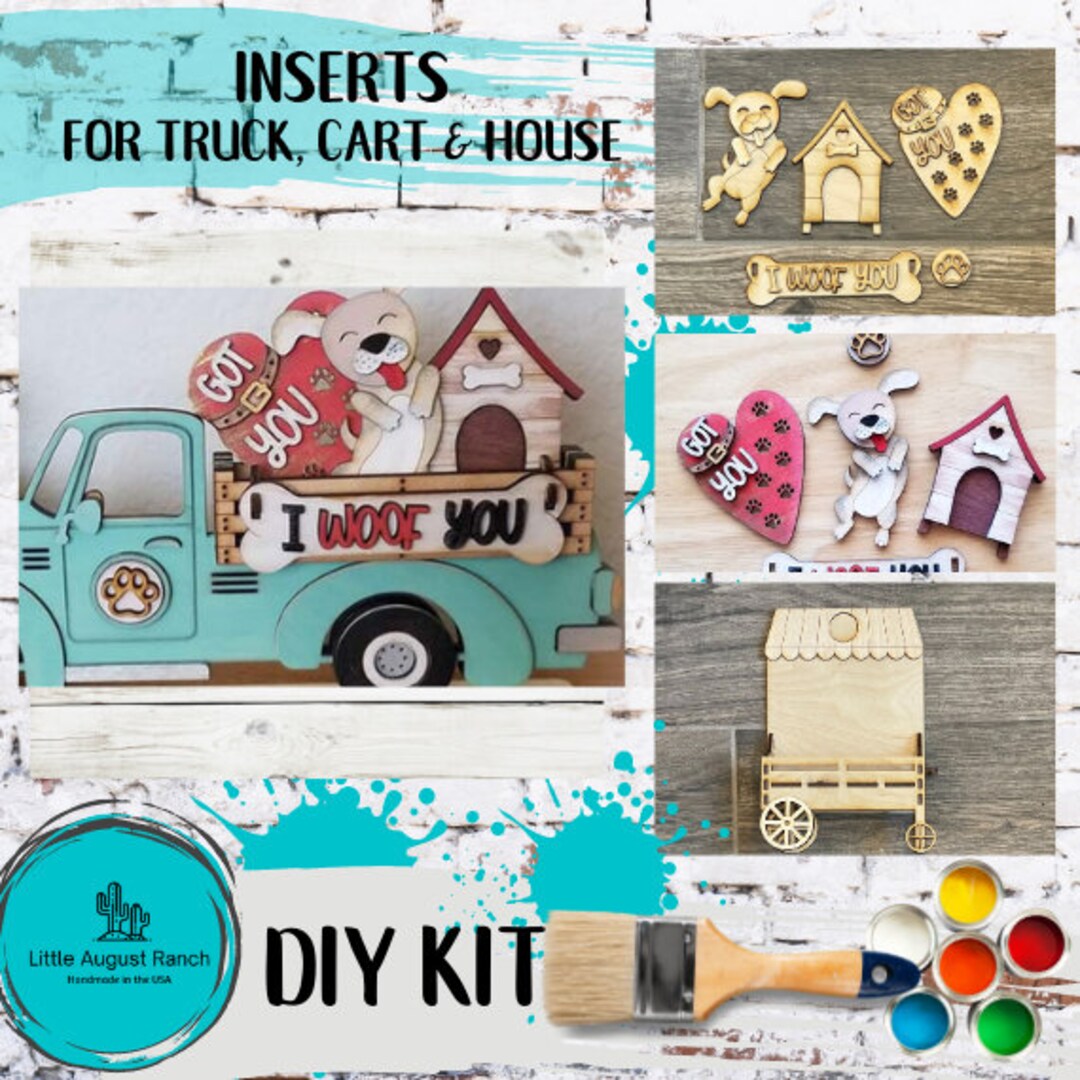 Dog Insert DIY - Pet Inserts for Interchangeable Inserts - Tiered Tray ...