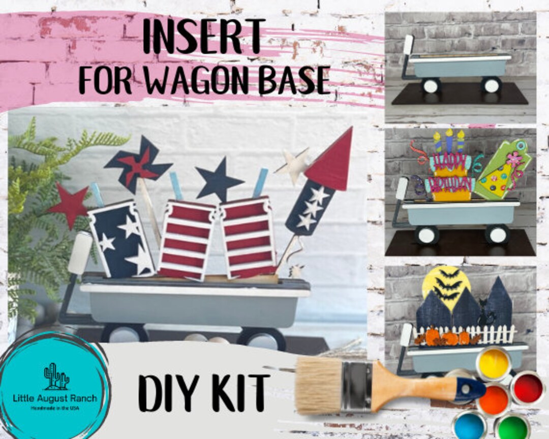 4th of July Insert for Interchangeable Inserts - Unfinished Decor ...