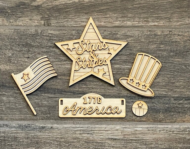 4th of July Insert DIY inserts for Interchangeable Inserts - Etsy