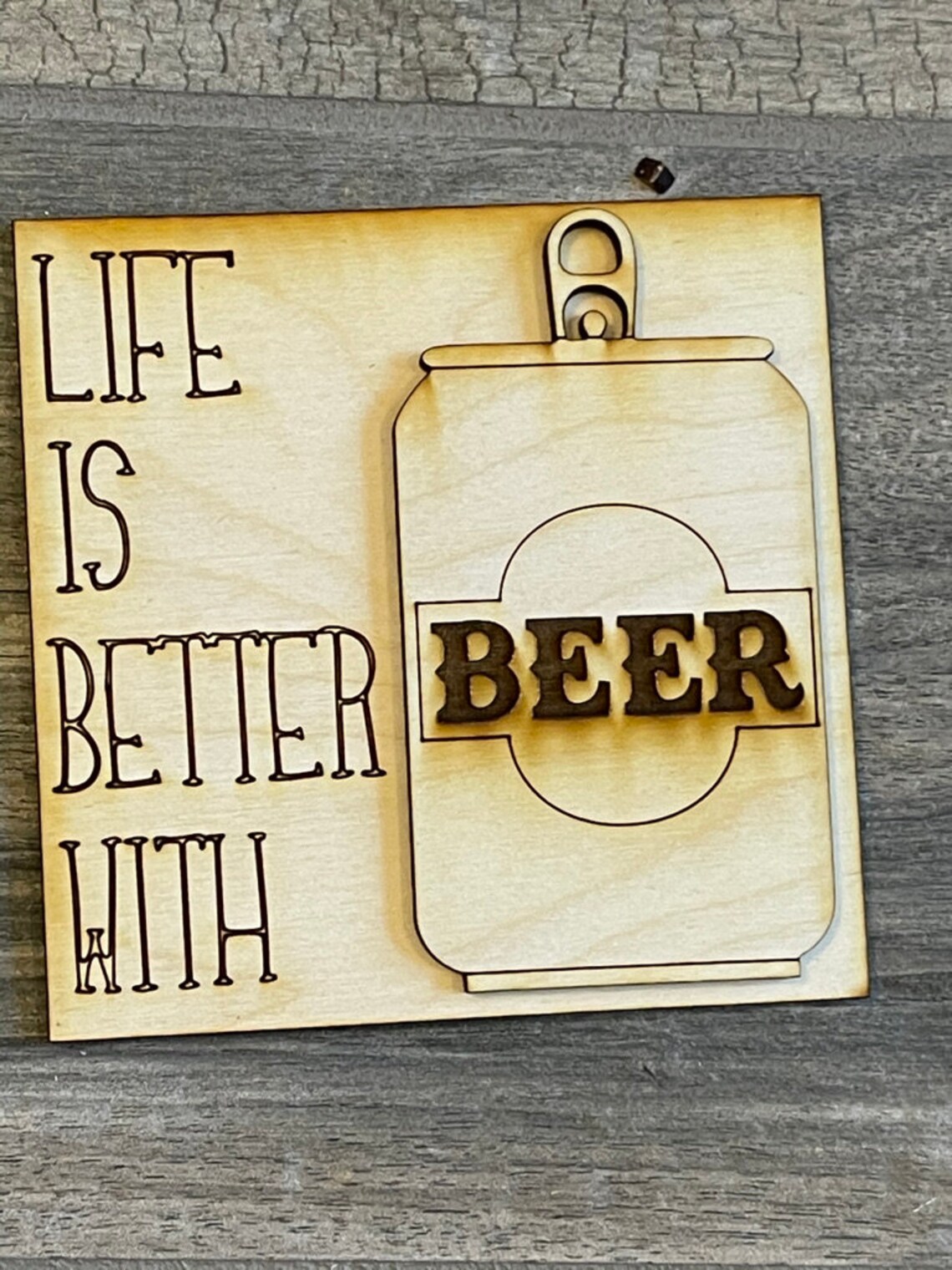 Tiered Tray Beer - DIY Leaning Ladder Insert Kit - Interchangeable 5 O ...