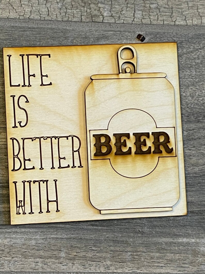 Tiered Tray Beer DIY Leaning Ladder Insert Kit - Etsy