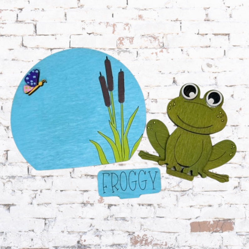 Frog Insert for Snow Globe DIY Interchangeable Decor Inserts - Wood ...