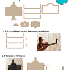 DIY Drop in Sign Holder, Interchangeable Sign Tiered Tray Decor ...