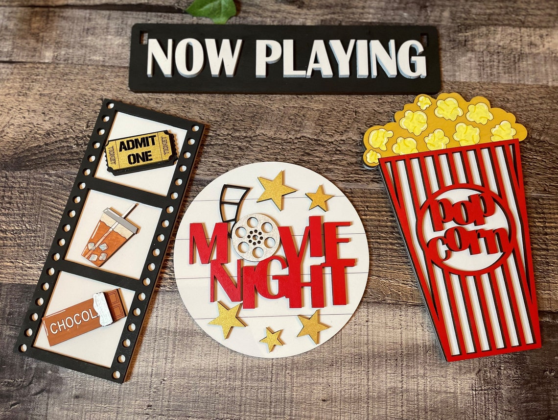 Movie DIY Mini Tray Sets - Tiered Tray Shelf Sitter - Etsy