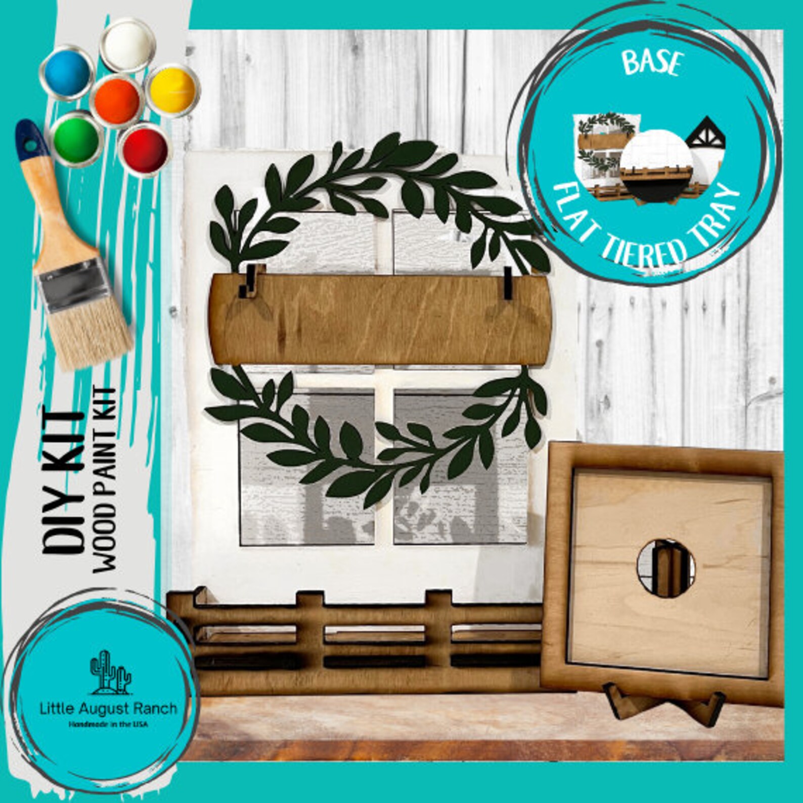 Window Interchangeable Base for Inserts - Flat Tiered Tray Holder for ...