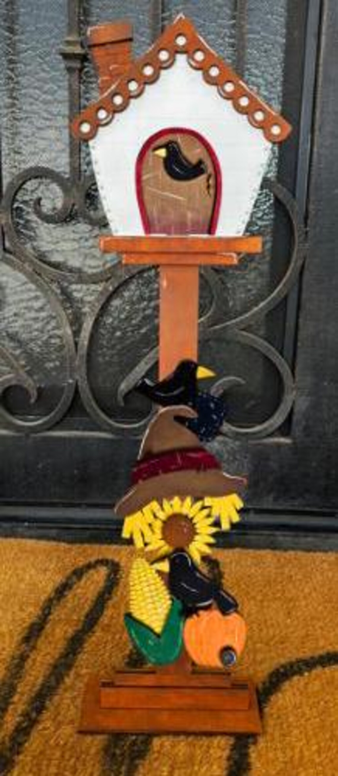 Scarecrow Interchangeable Add on Set for Our Birdhouse Base- Wood ...