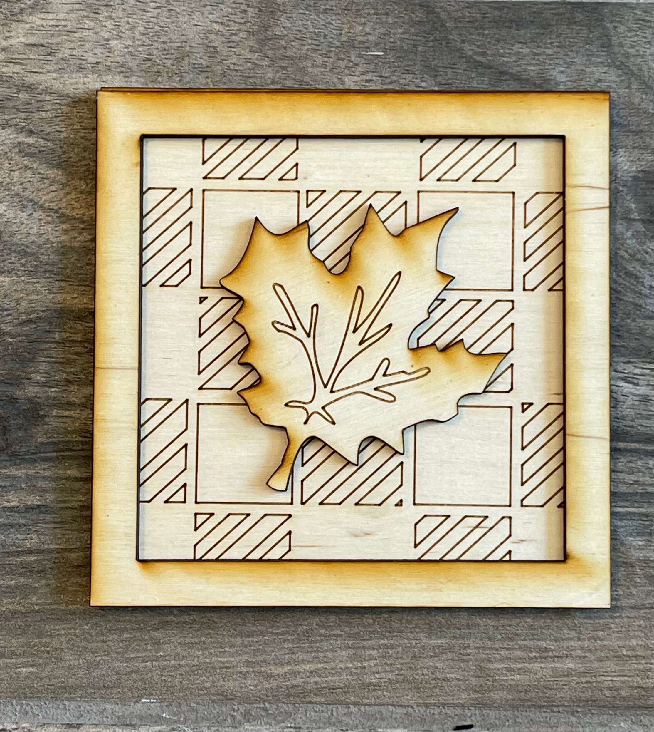 Tiered Tray Fall Thanksgiving DIY - Leaning Ladder Insert Kit ...