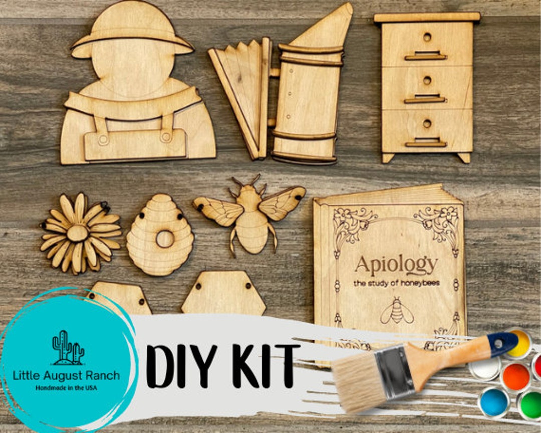 Beekeeper Tiered Tray DIY Kit - Honey Bee Wood Blanks- VIP Days - Etsy