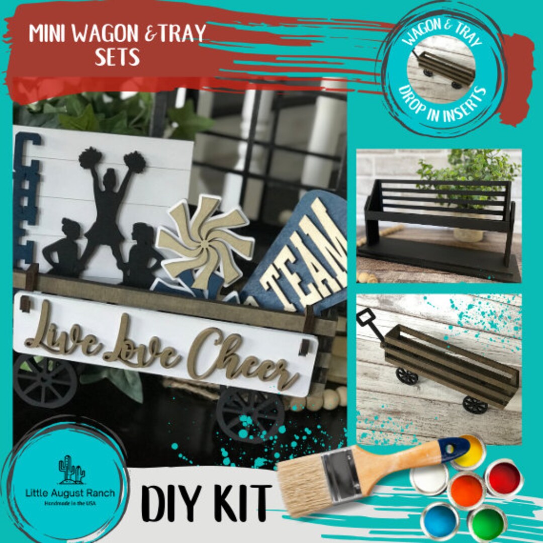 Cheer DIY Mini Tray Sets - Wood Blanks for Crafting and Painting - Etsy