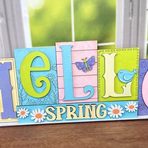 Spring/summertime Reversible Block - DIY Wood Blank for Painting and ...
