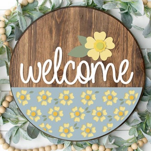 Buttercup Welcome Door Hanger DIY Kit - Paint Kit Wall Hanging - Paint ...