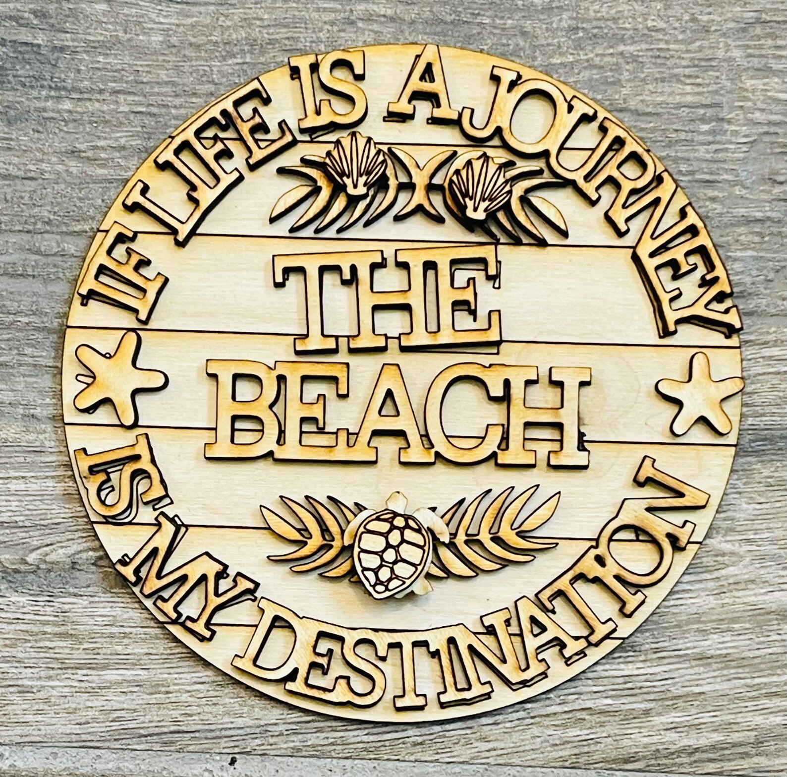 Sea Turtle Tiered Tray Turtle Themed Tiered Tray Beach - Etsy