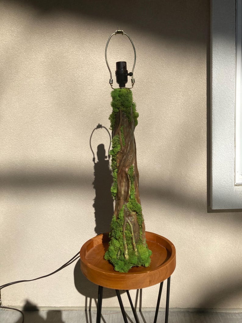 Unique Sculpted Tree Table Lamps - Etsy