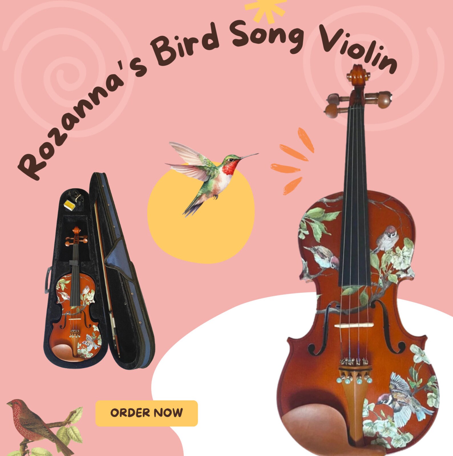Bird Song Violin Outfit - Etsy