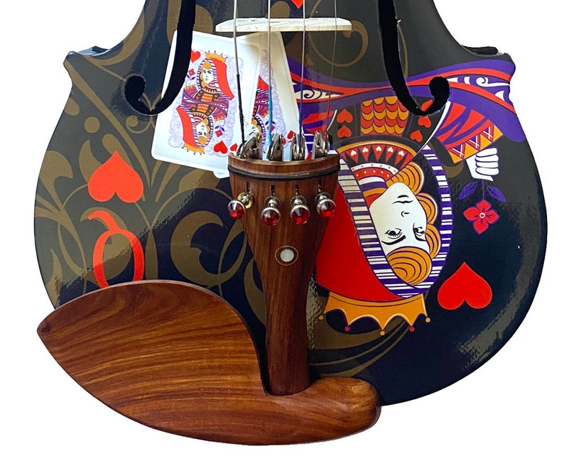 Queen of Hearts Black Violin Outfit W Carbon Fiber Bow - Etsy