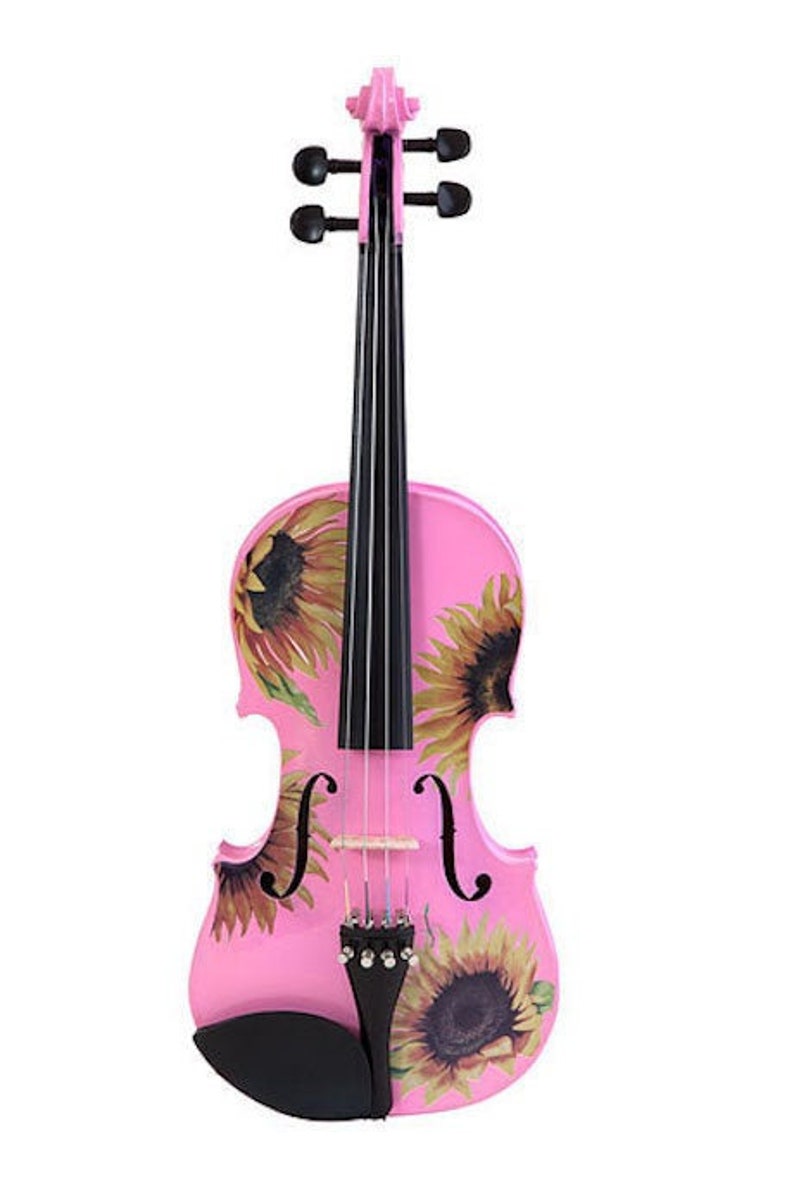 Sunflower Pink Glitter Violin Outfit, 4/4 - Etsy