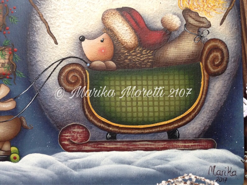 Country Painting Epattern - Winter Melody - Marika Moretti Designs - Etsy