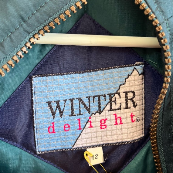 Vintage heavy weight 90s 80s funky winter jacket ; gi… - Gem