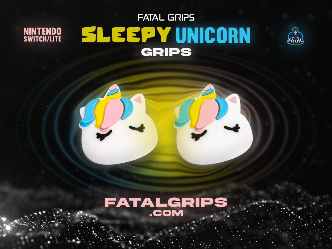Sleepy Unicorn Joystick Caps for Nintendo Switch/switch - Etsy