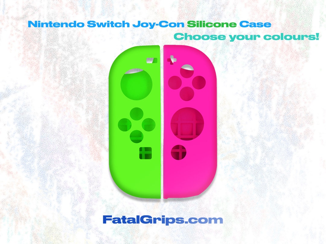 Nintendo Switch Controller Case Protective Rubber Skin Cover for Switch ...