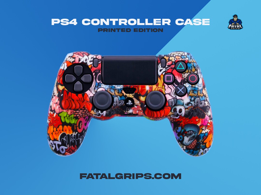 PS4 CONTROLLER CASE Small Skulls Printed Cover Controller - Etsy