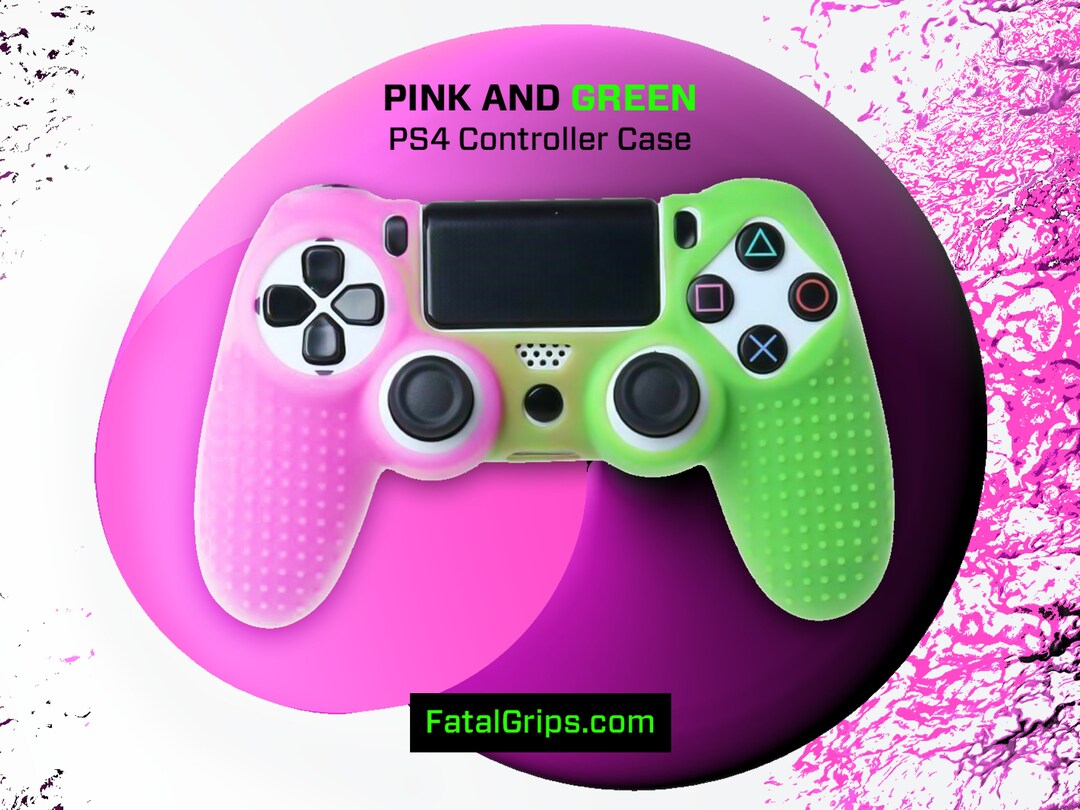 Pink/green PS4 Silicone Controller Case Protective Skin Cover - Etsy