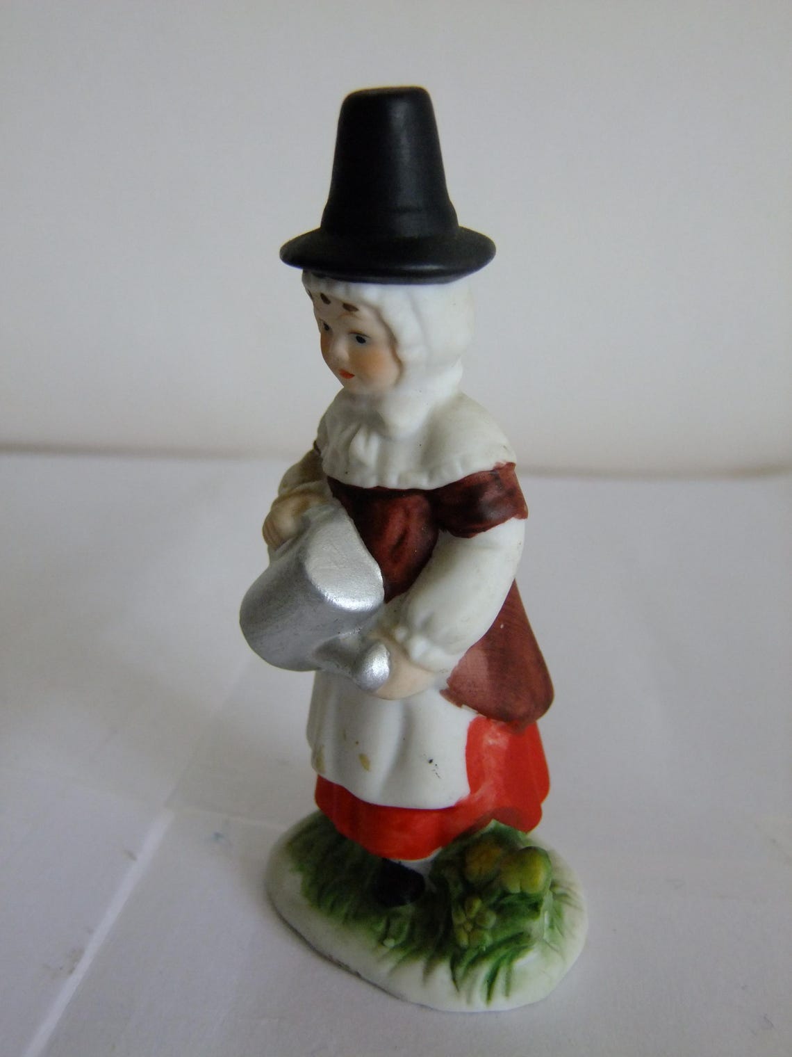 Vintage Kitsch Welsh Lady Ceramic Wales Souvenir Ornament Retro 60s 70s ...