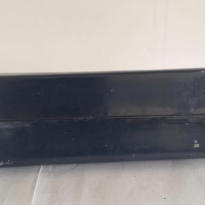 Vintage 60s Hand Bag Navy Blue Vinyl Handbag Classic Secretary Style ...