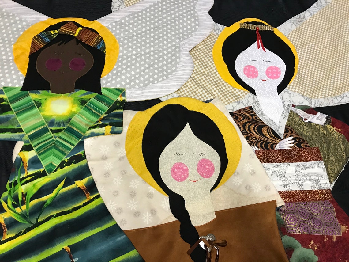 Aiko A Multicultural Angel Wall Hanging - Etsy