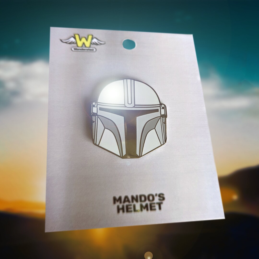 Mando's Helmet Pin - Etsy