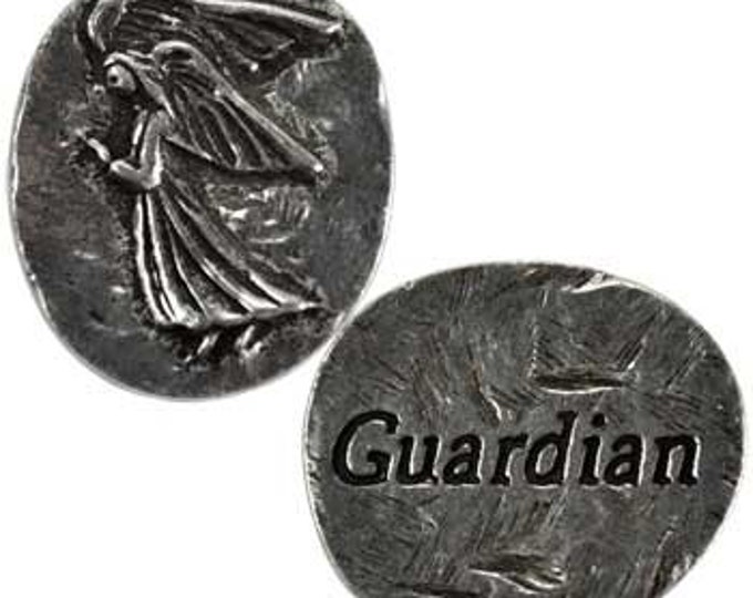 Guardian Angel Pocket Stone, Angelic Protection Pocket Charm With ...