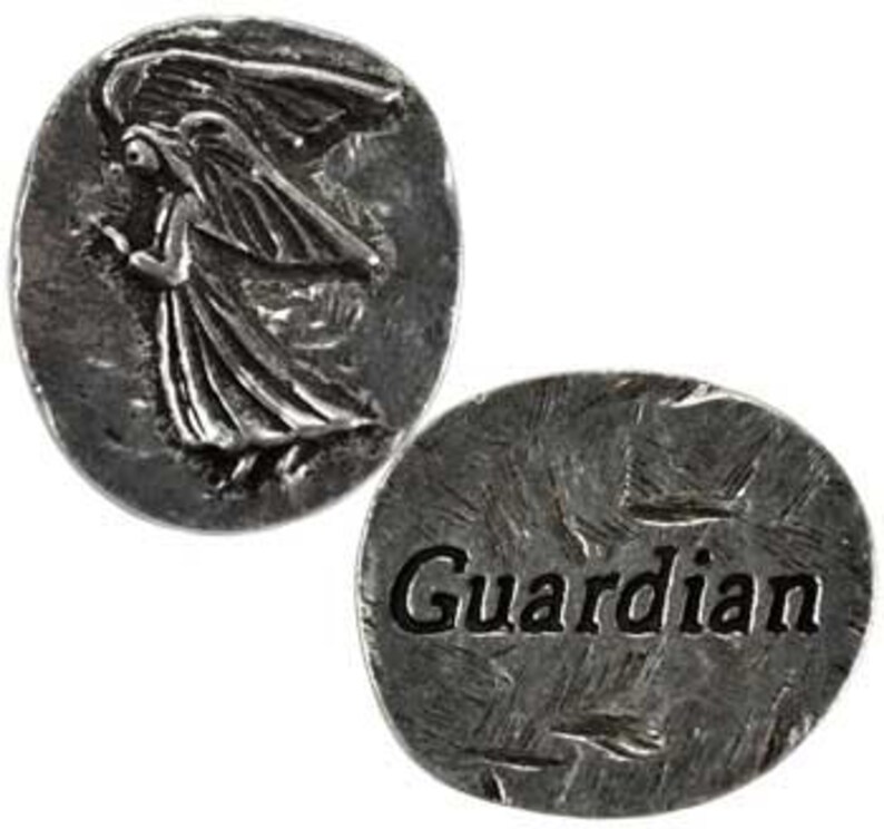 Guardian Angel Pocket Stone Angelic Protection Pocket Charm - Etsy