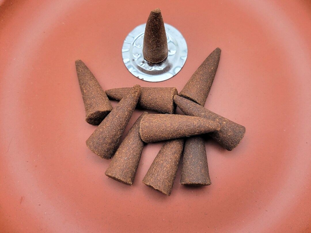 Incense Cones: Choose Your Scent, Pack of 10 With Burn Disc, Meditation ...