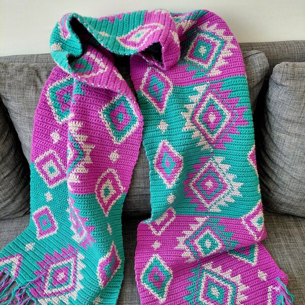 Aztec Shawl - Etsy