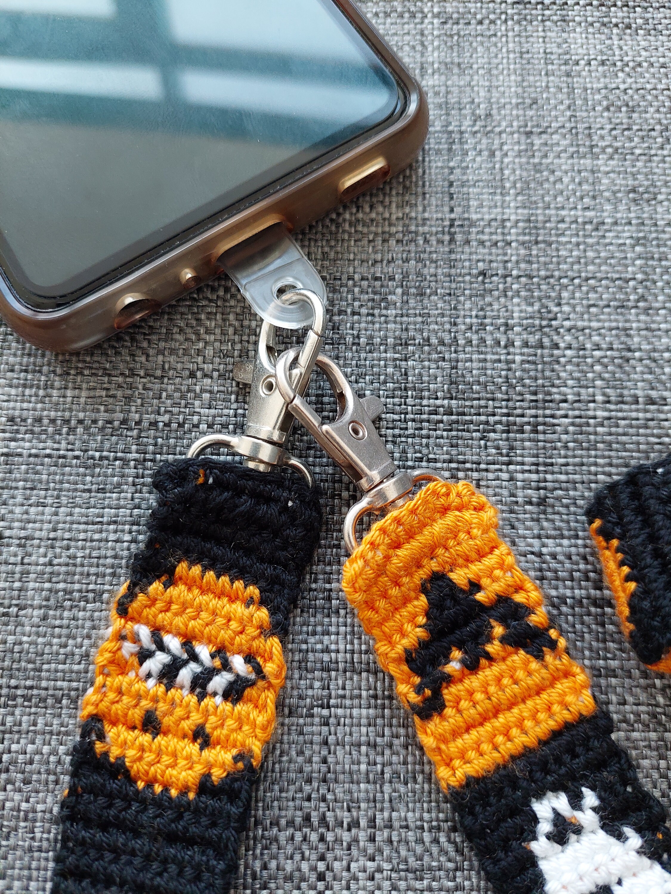 Halloween Crochet Crossbody Phone Strap Patternhalloween - Etsy