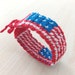 Crochet American Flag Bracelet Pattern,patriotic Accessories, USA ...