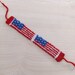Crochet American Flag Bracelet Pattern,patriotic Accessories, USA ...