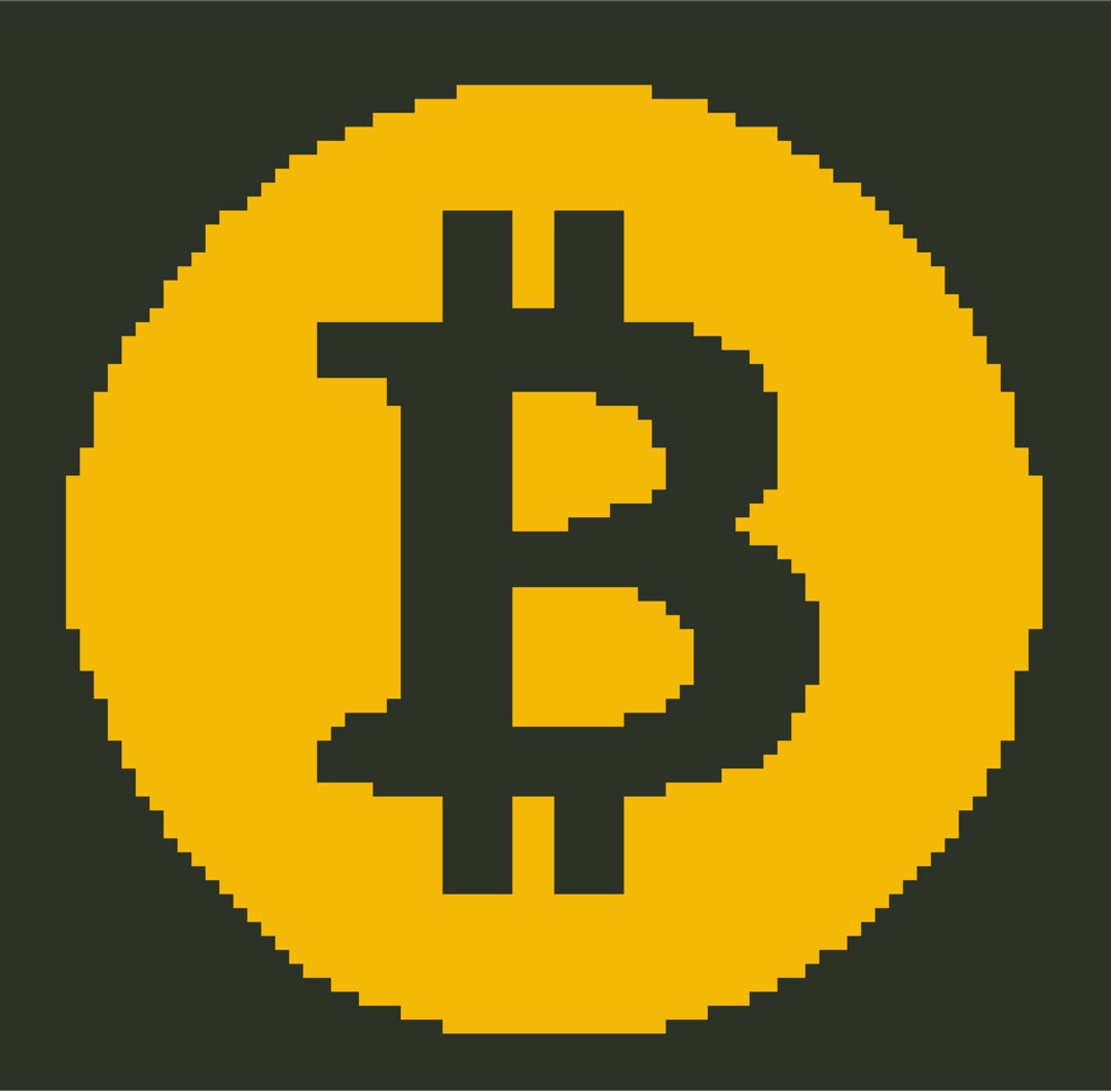 Bitcoin Crochet Wall Hanging Pattern, Crypto Wall Art,grid Only,crochet ...