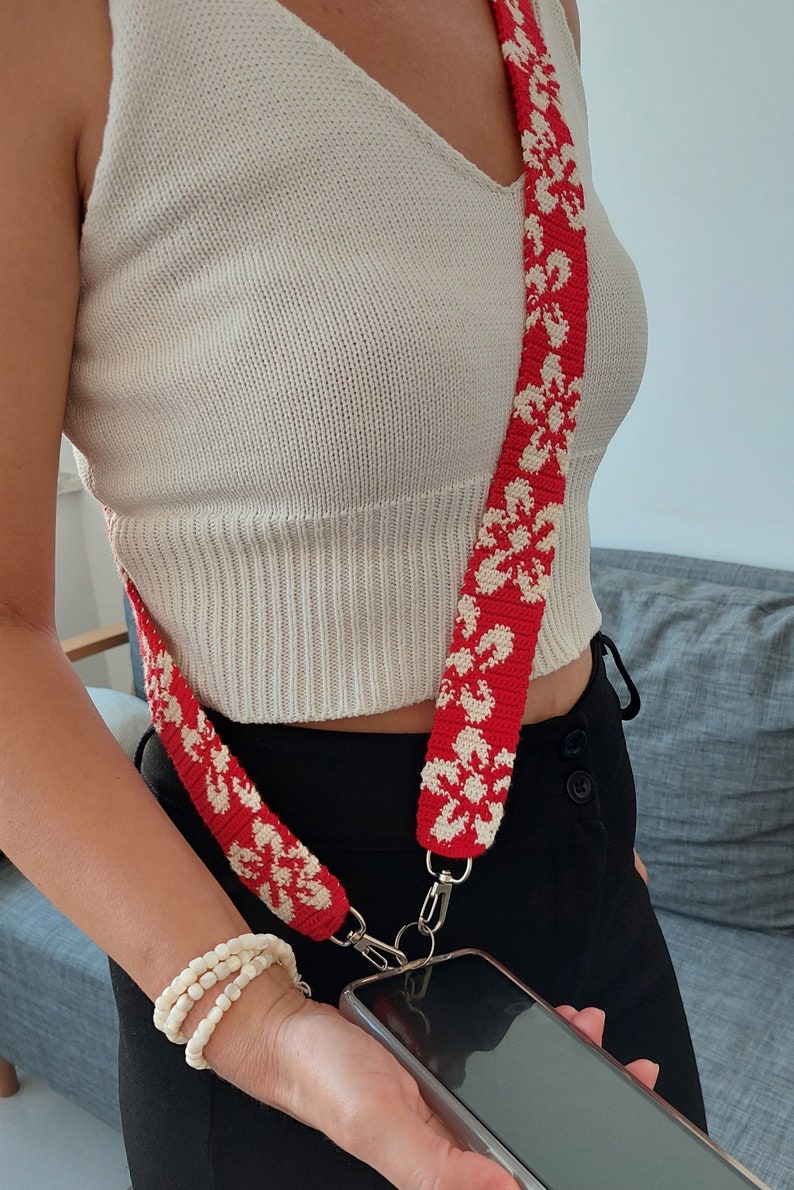 Daisy Crochet Crossbody Phone Strap Pattern PDF Pattern - Etsy