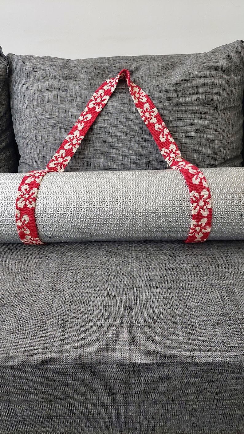 Daisy Crochet Yoga Mat Strap Pattern (PDF Pattern) - Etsy