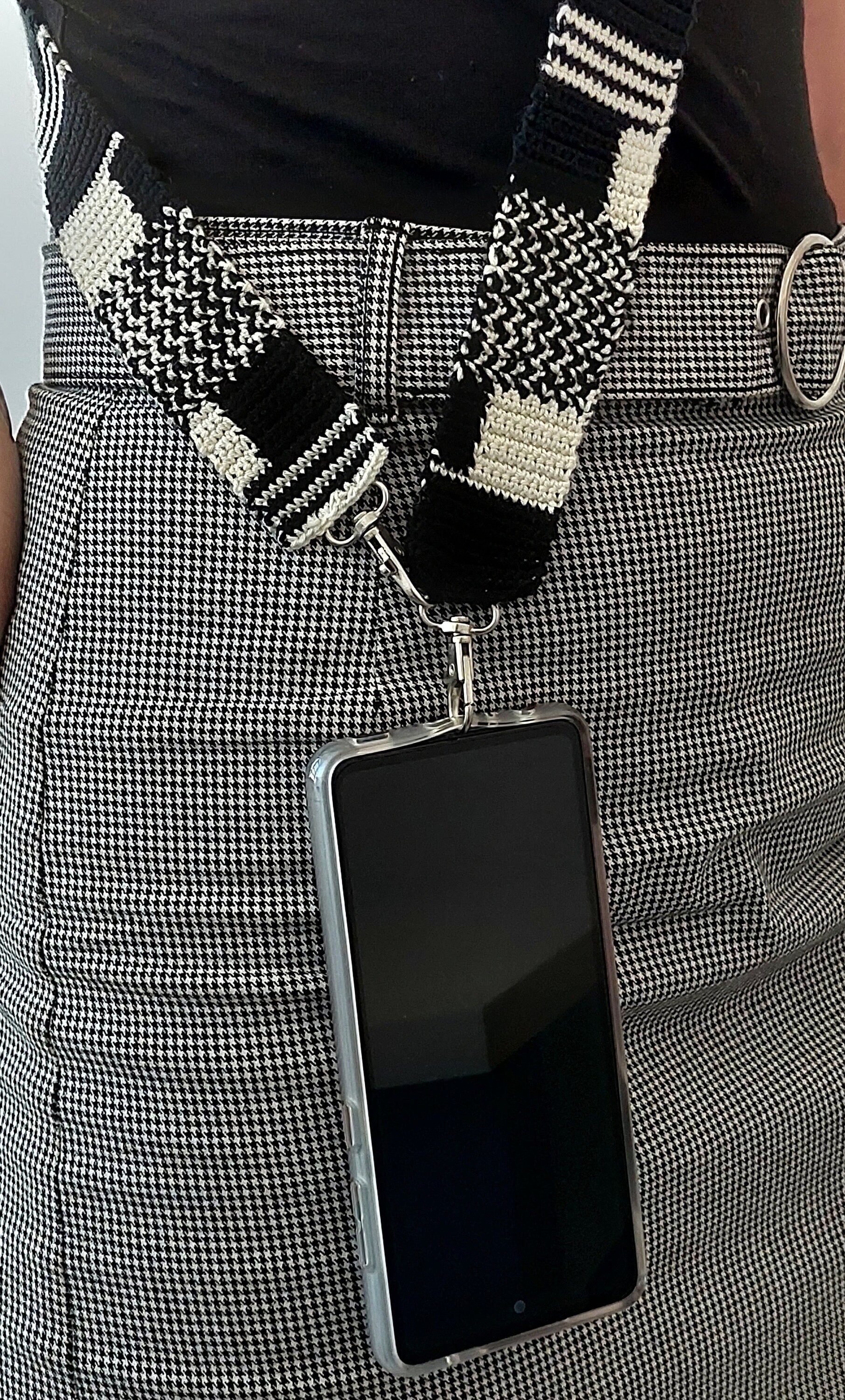 Crochet Geometric Phone Strap Pattern: DIY Crossbody (PDF Pattern) - Etsy