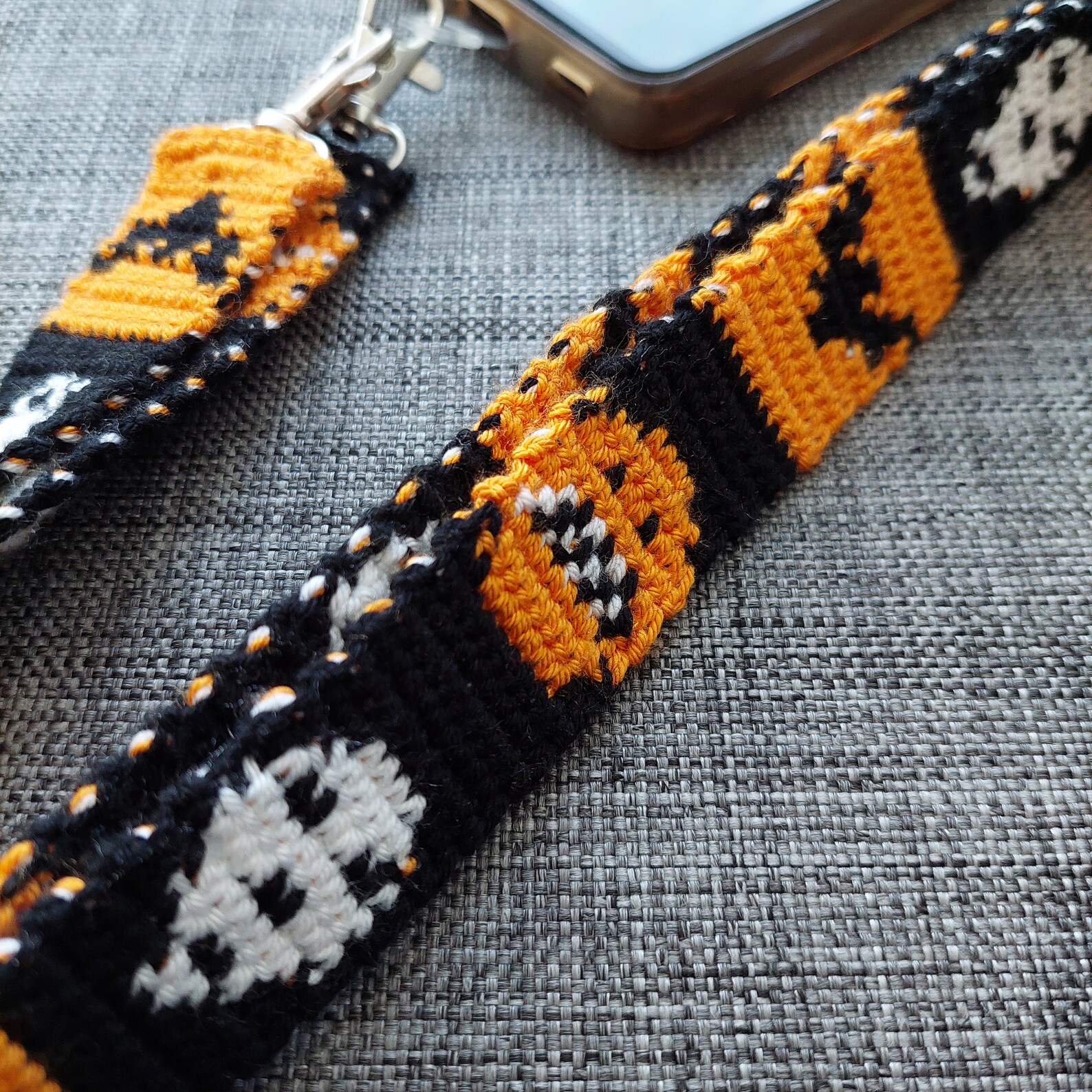 Halloween Crochet Crossbody Phone Strap Pattern,crochet Phone Strap ...