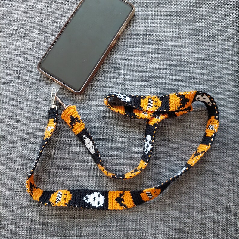 Halloween Crochet Crossbody Phone Strap Pattern,crochet Phone Strap ...