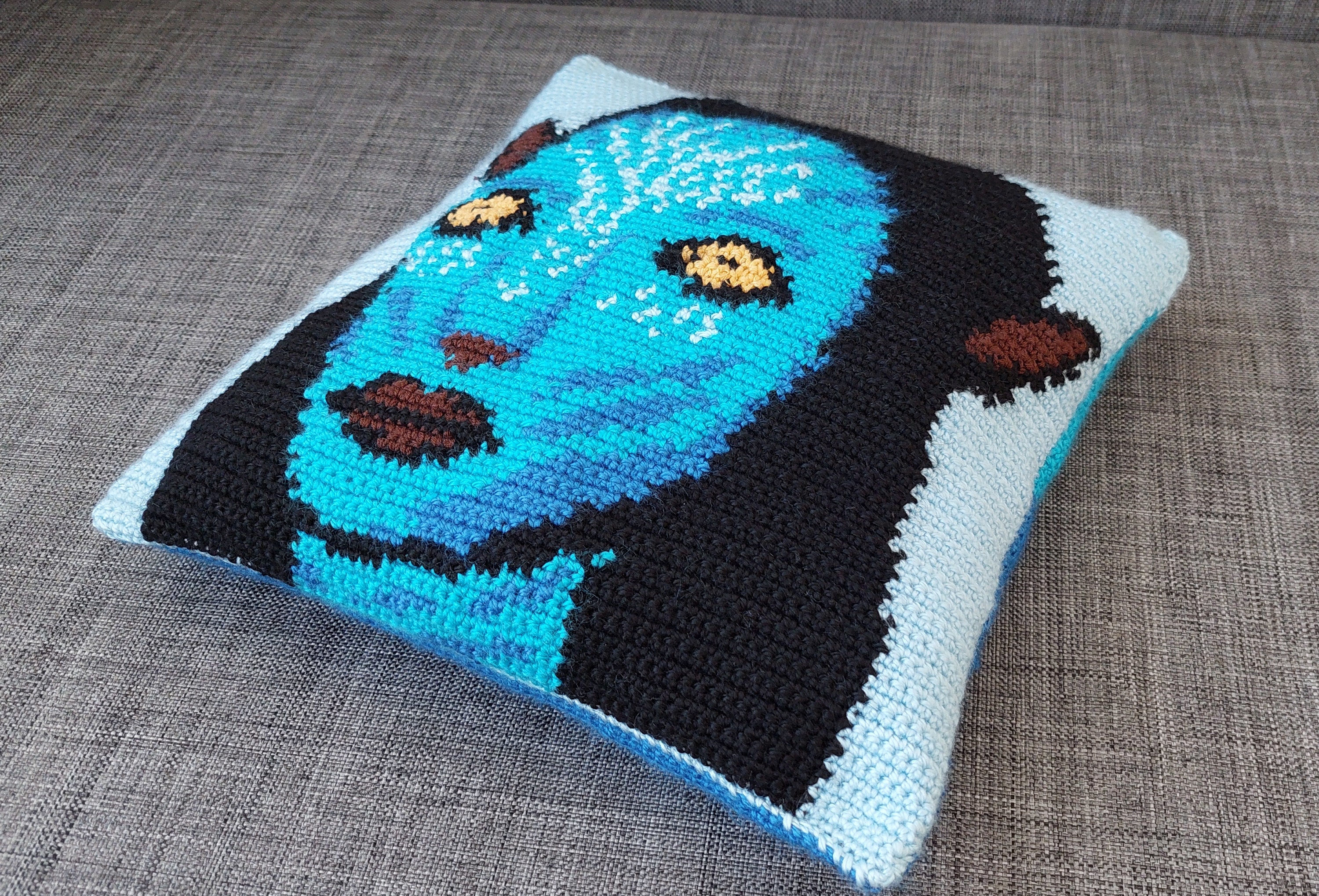 Avatar Neytiri Crochet Pillow Pattern, Women's Day Gifts, Crochet ...
