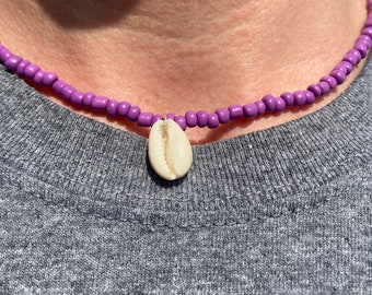 Puka Cross Necklace - Etsy