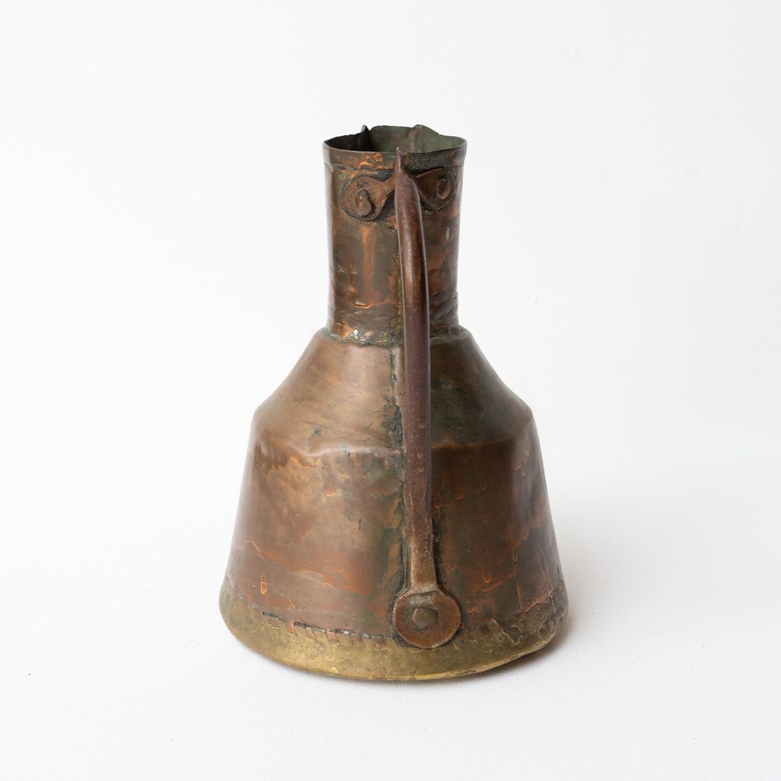 Antique Islamic Primitive Copper Water Jug Ewer, Ottoman Empire, 19th ...